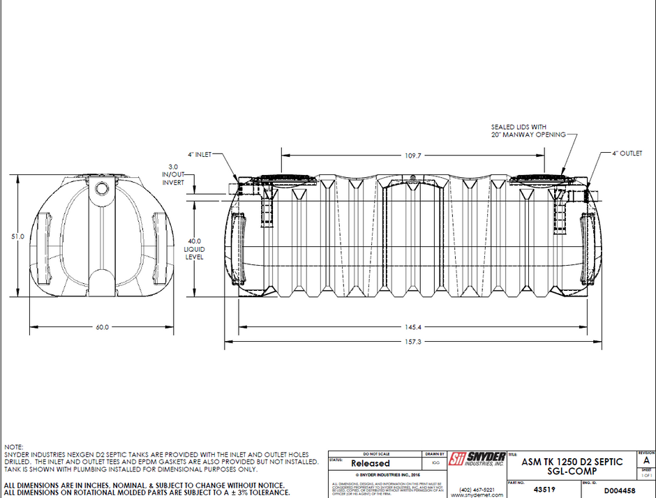 Septic Tanks – National Poly Tanks
